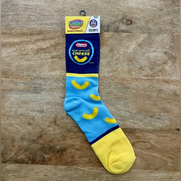 Crazy Socks | Underwear & Socks | New Adult Kraft Mac Cheese Socks ...